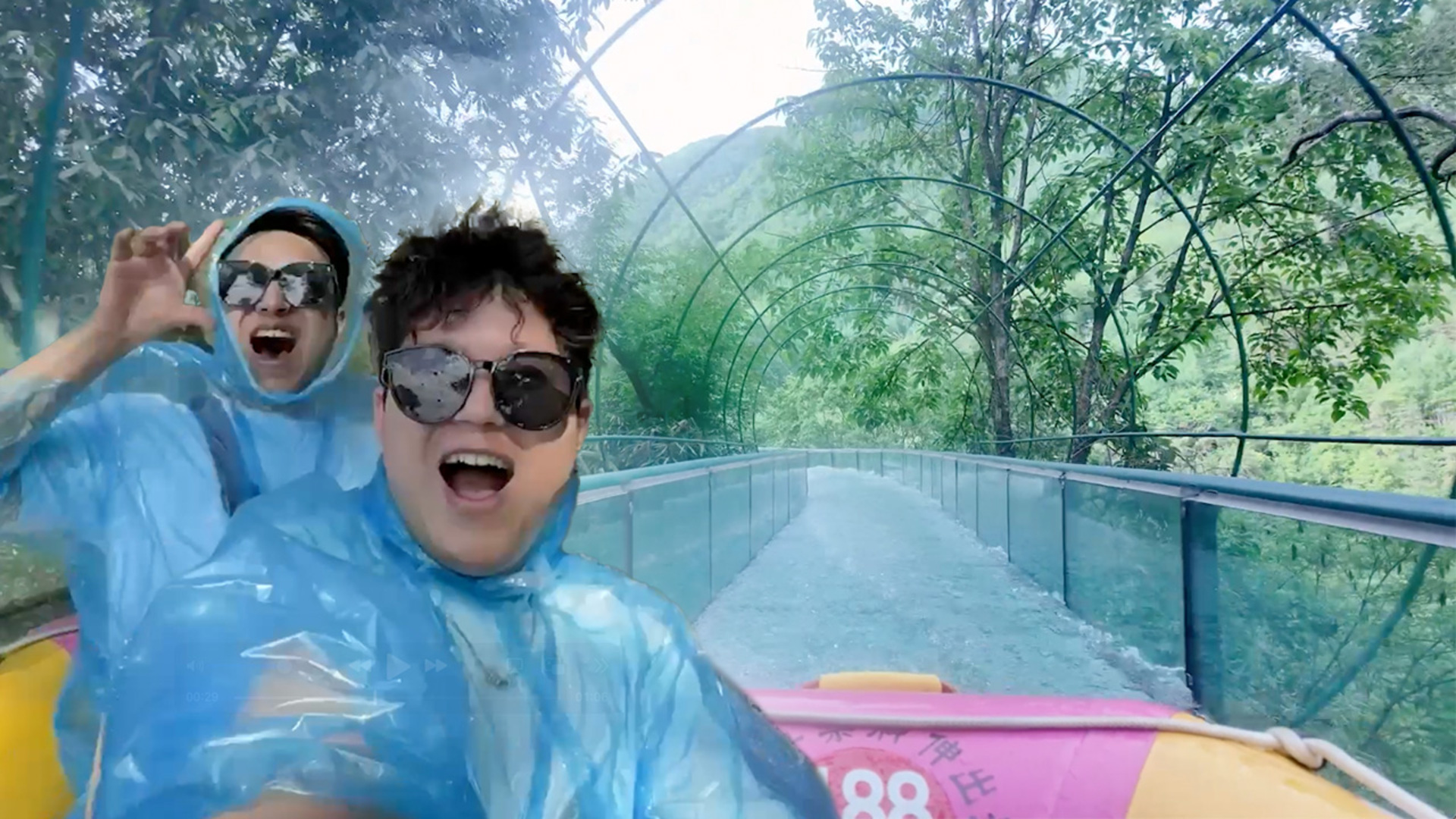 Would you dare go on the longest glass-bottomed water slide?