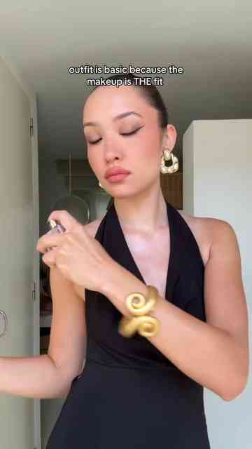 The Power of a Black Dress and Bold Makeup