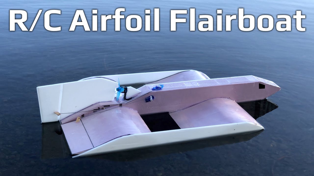 World’s First R/C Airfoil Flairboat
