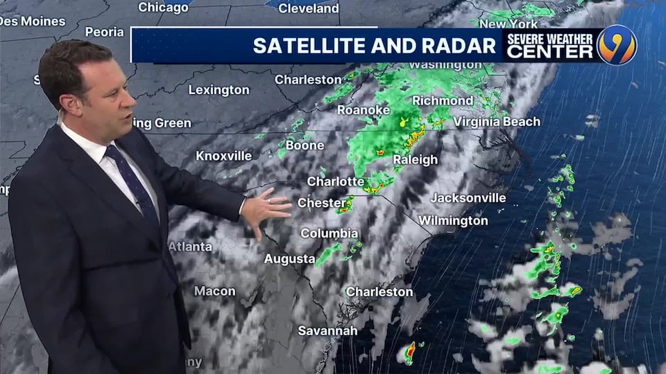 Wednesday morning's forecast with Meteorologist Keith Monday
