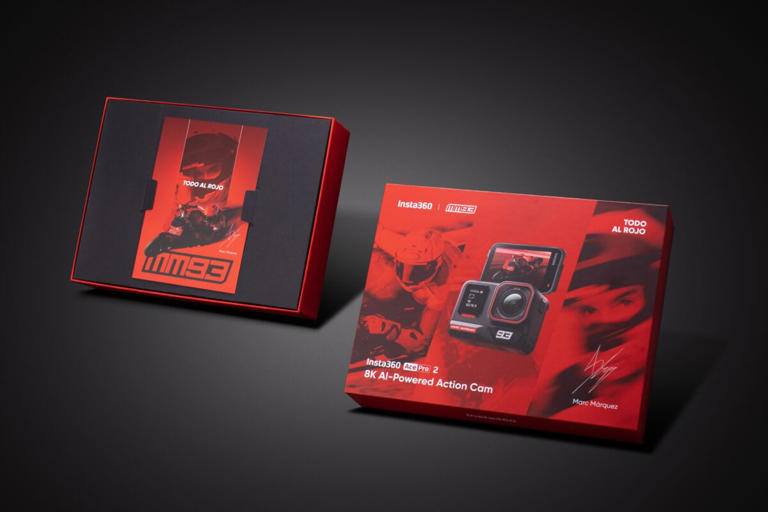 マルケス限定版Insta360登場 アクションカメラ「Ace Pro 2」がMM93仕様に