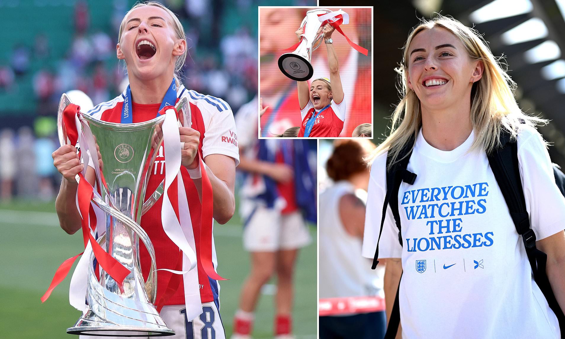 Arsenal complete permanent Chloe Kelly signing after Women's Champions ...