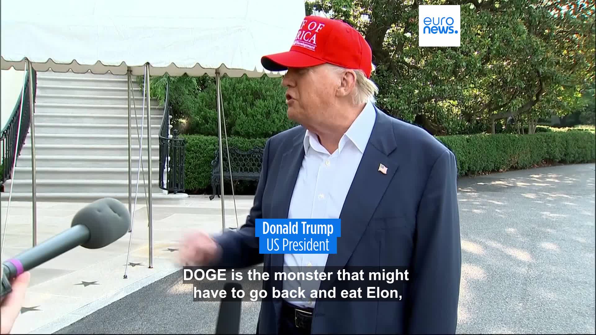 Trump threatens Musk with DOGE and deportation as feud reignites