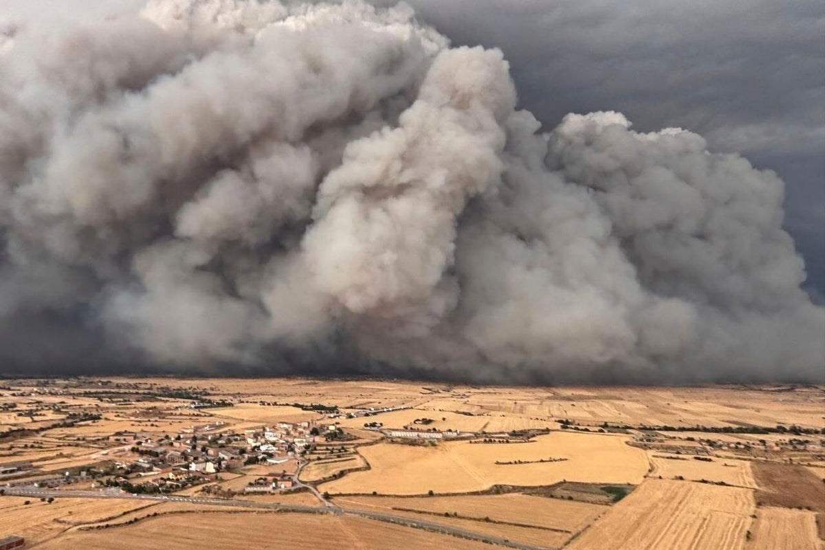 Europe heatwave latest: Two killed in Spanish wildfire as extreme ...