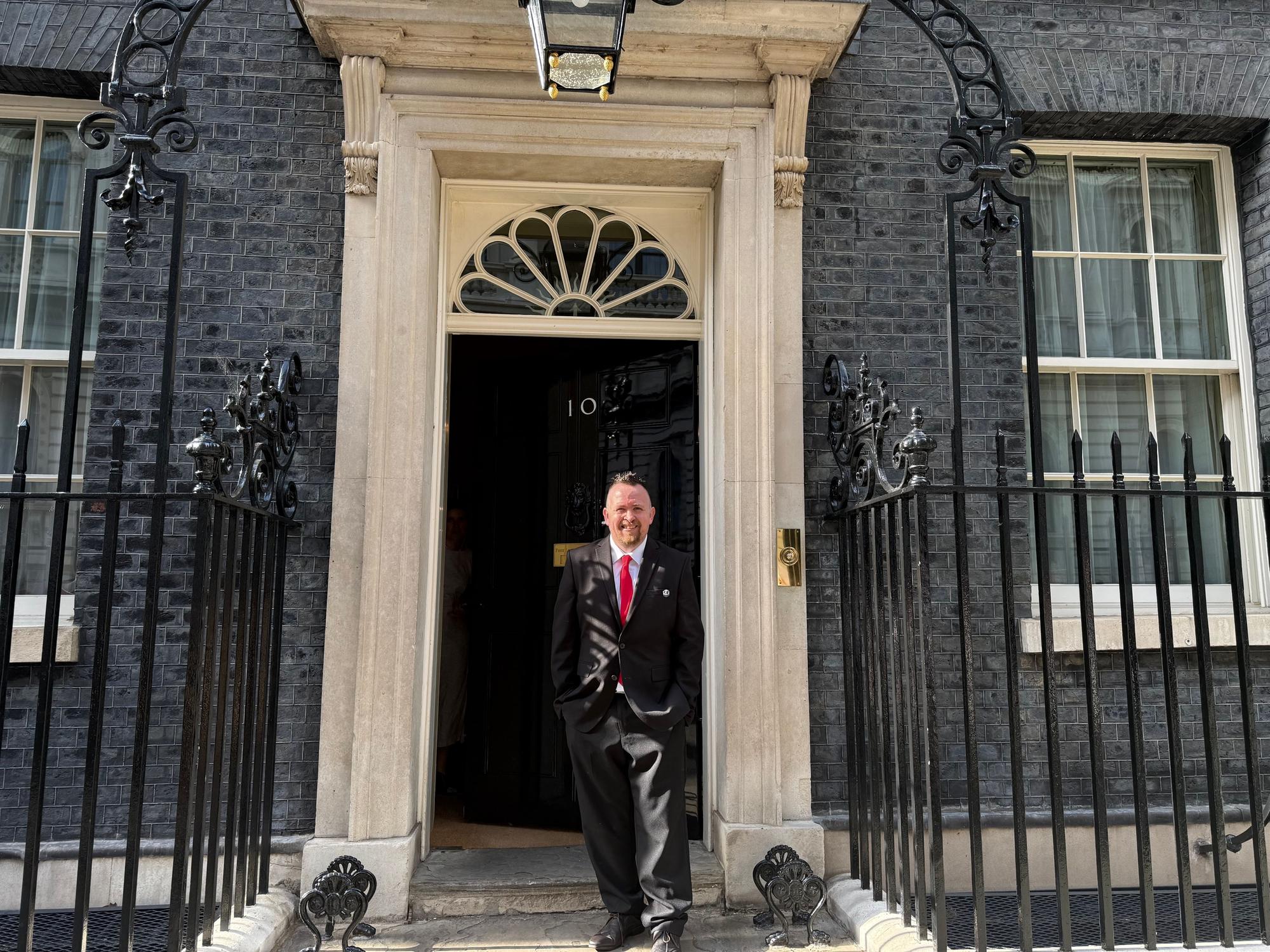 ‘For Men To Talk’ attends special Downing Street celebration for small ...