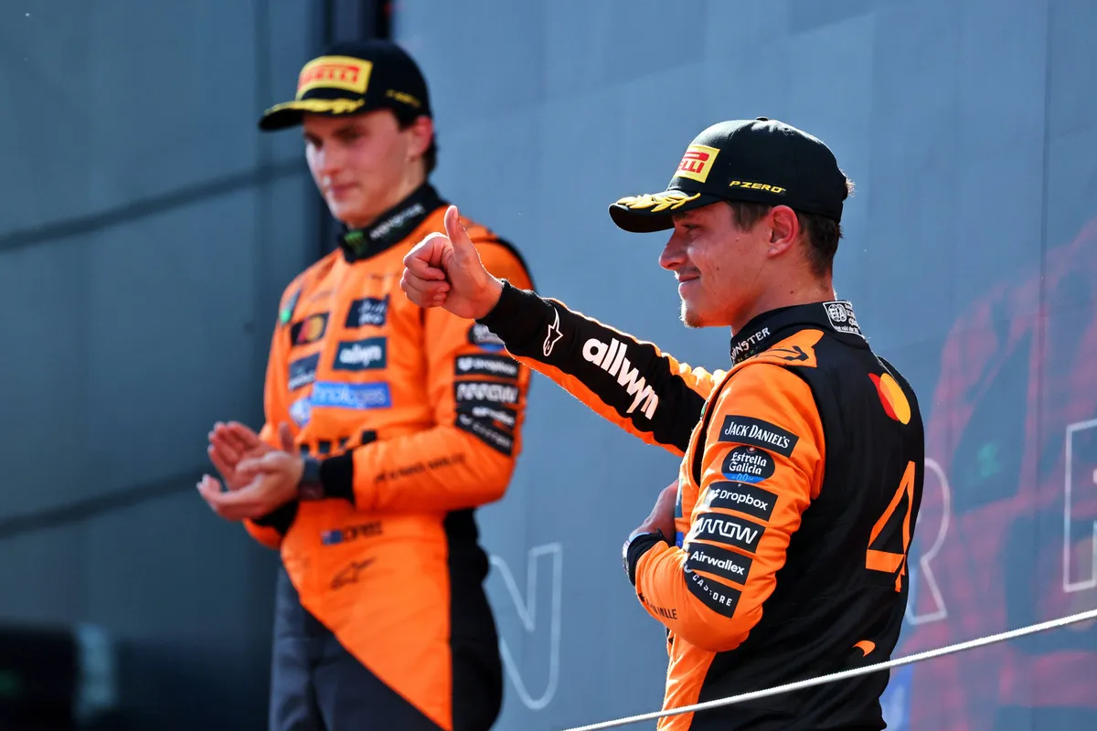 F1 stars and celebrities hit the stage at McLaren Live in Trafalgar Square