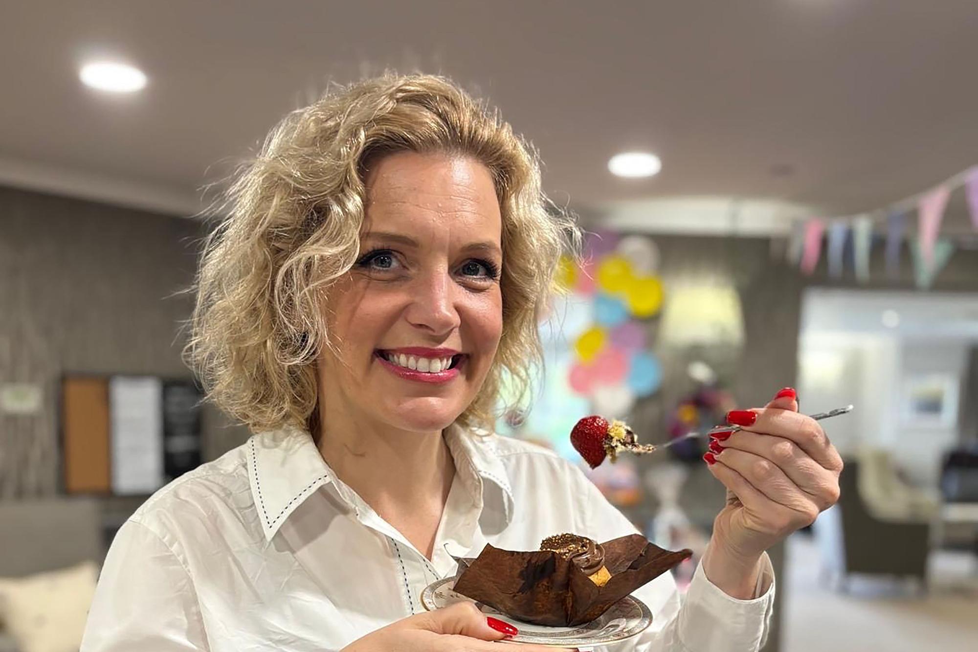 Residents at Swadlincote care home enjoy visit from MP