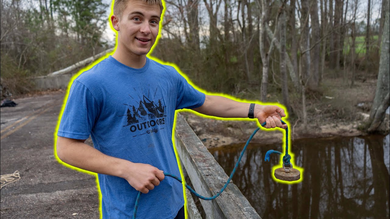 Strange Magnet Fishing Moment Caught on Camera