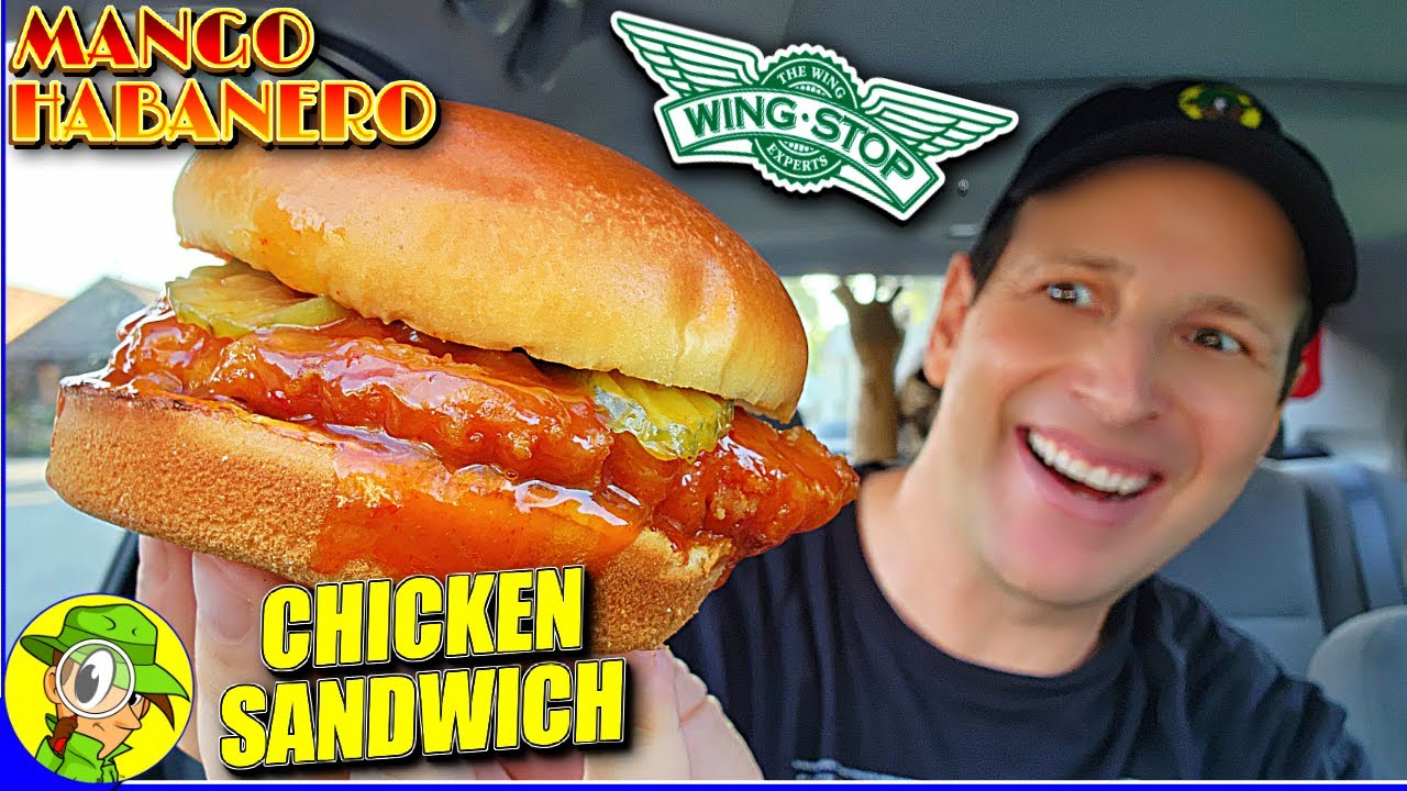 Wingstop Mango Habanero Chicken Sandwich Review Sweet Heat Perfection
