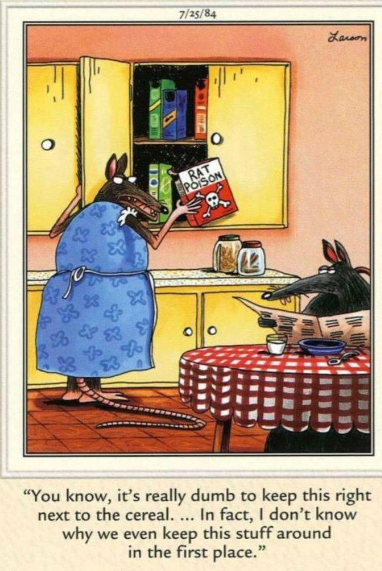 10 Hilarious Far Side Comics That’ll Forever Change the Way You See Rats