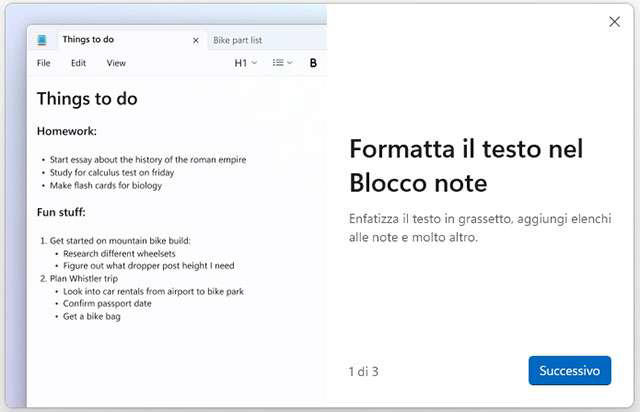 Blocco note (Notepad) come Word? Ora formatta il testo su W11