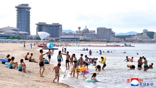 North Korea opens beach resort with slides, swimming pool to boost tourism