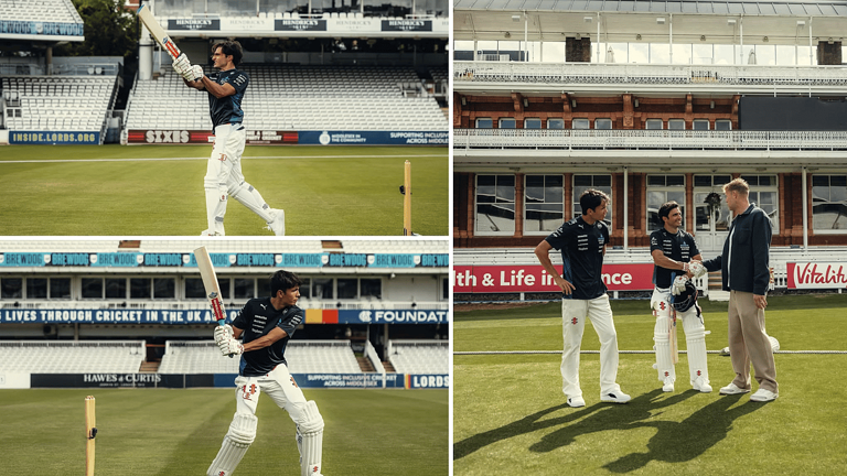 Cricket X F1: Carlos Sainz and Alex Albon Play Cricket At Lords As ...