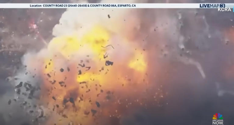 WATCH: California Fireworks Factory Explodes in Giant Fireball