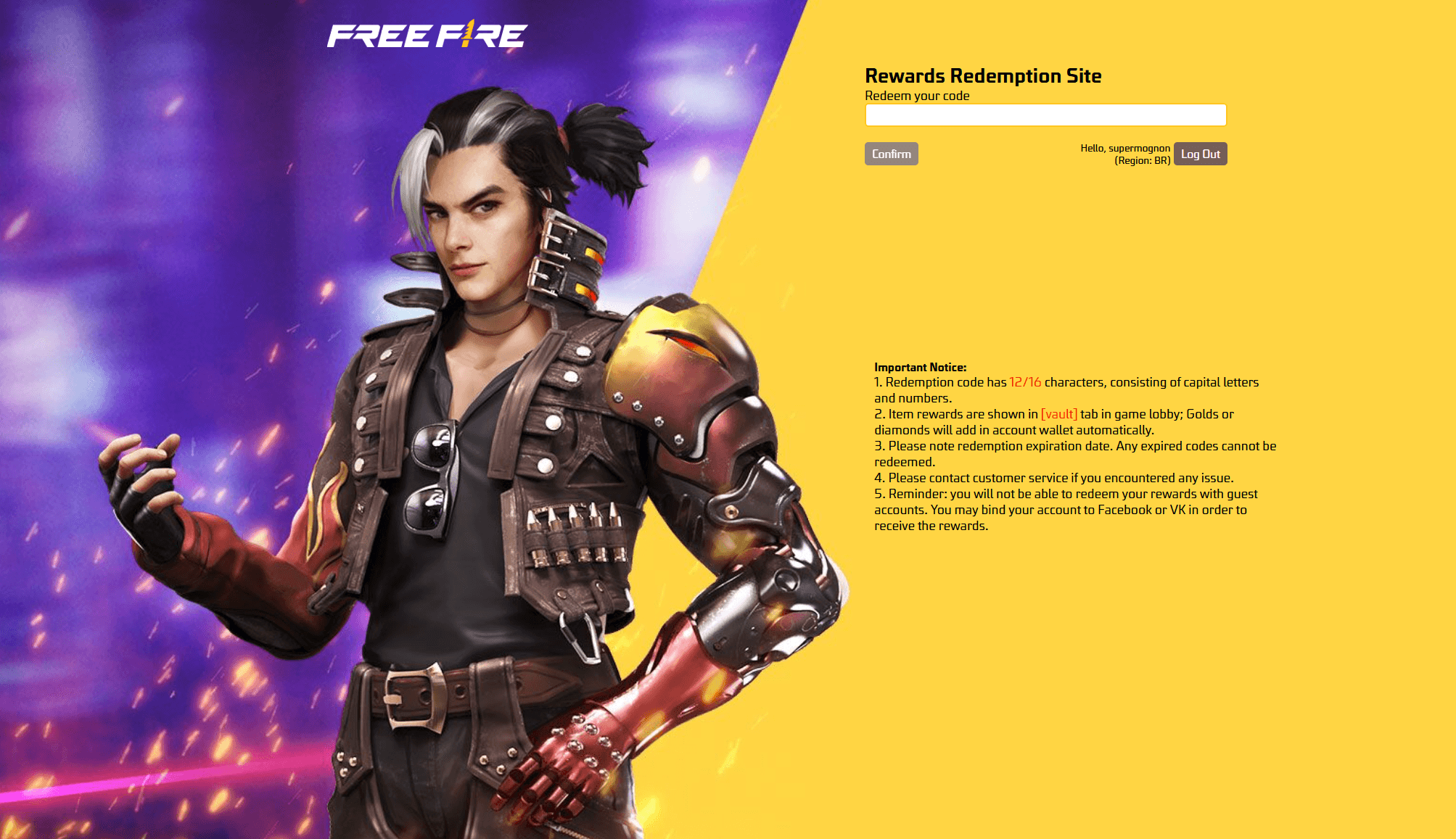 Codiguin Free Fire: Veja códigos ativos e saiba como resgatar ...