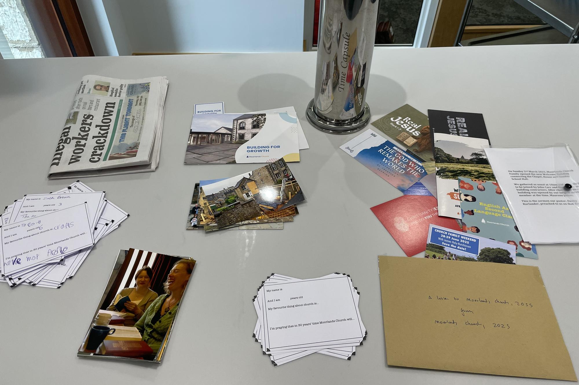 Time capsule buried as part of Lancaster church’s 20th anniversary also ...