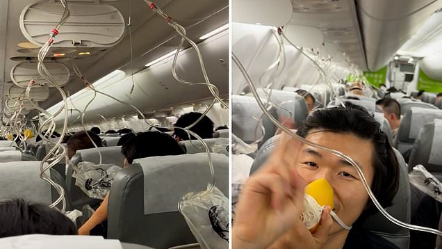 Oxygen masks drop when Japan Airlines Boeing 737 plunges 26,000ft