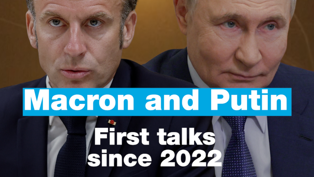 Putin and Macron discuss Iran, Ukraine in first phone call in nearly ...