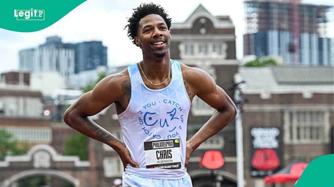Chris Robinson: American sprinter who suffered wardrobe malfunction ...