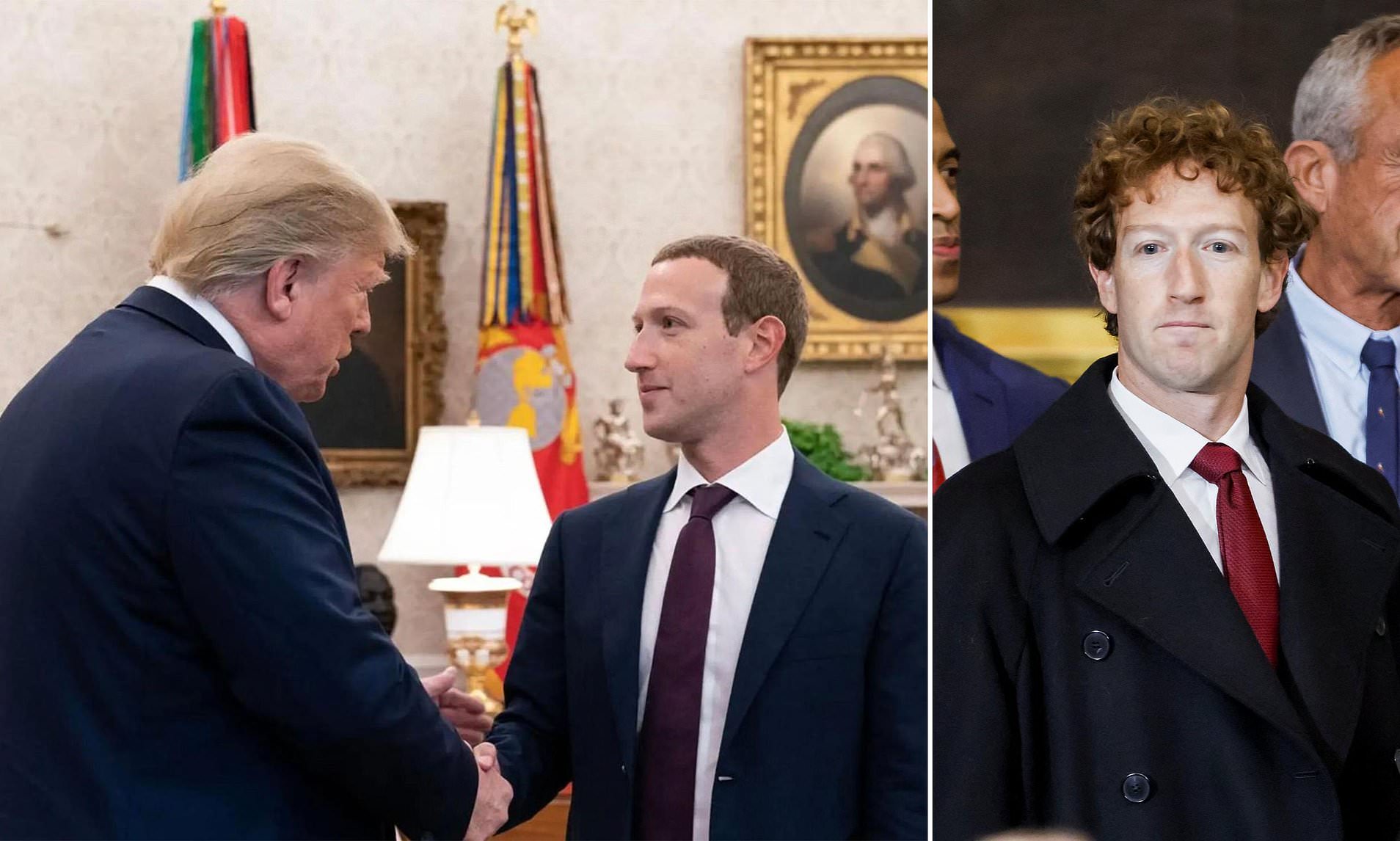 'Maga Mark' Zuckerberg unceremoniously kicked out of Oval Office after ...