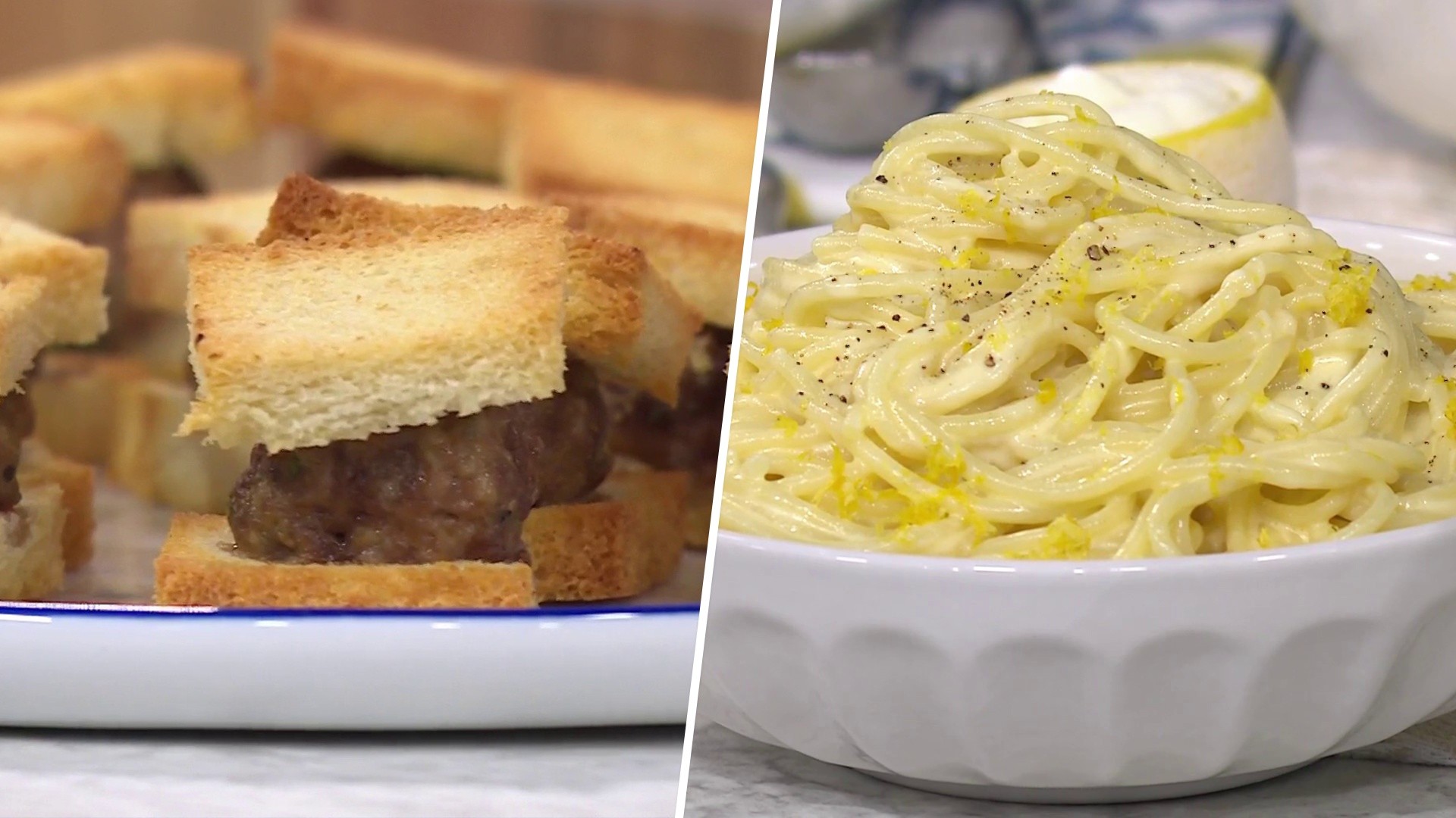 Meatball Sandwiches, Lemon Pasta, Sherbet: Get the Recipes!