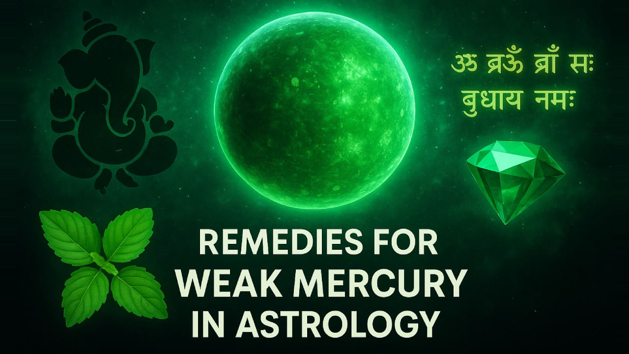How to know if Mercury is weak in your birth chart and what to do