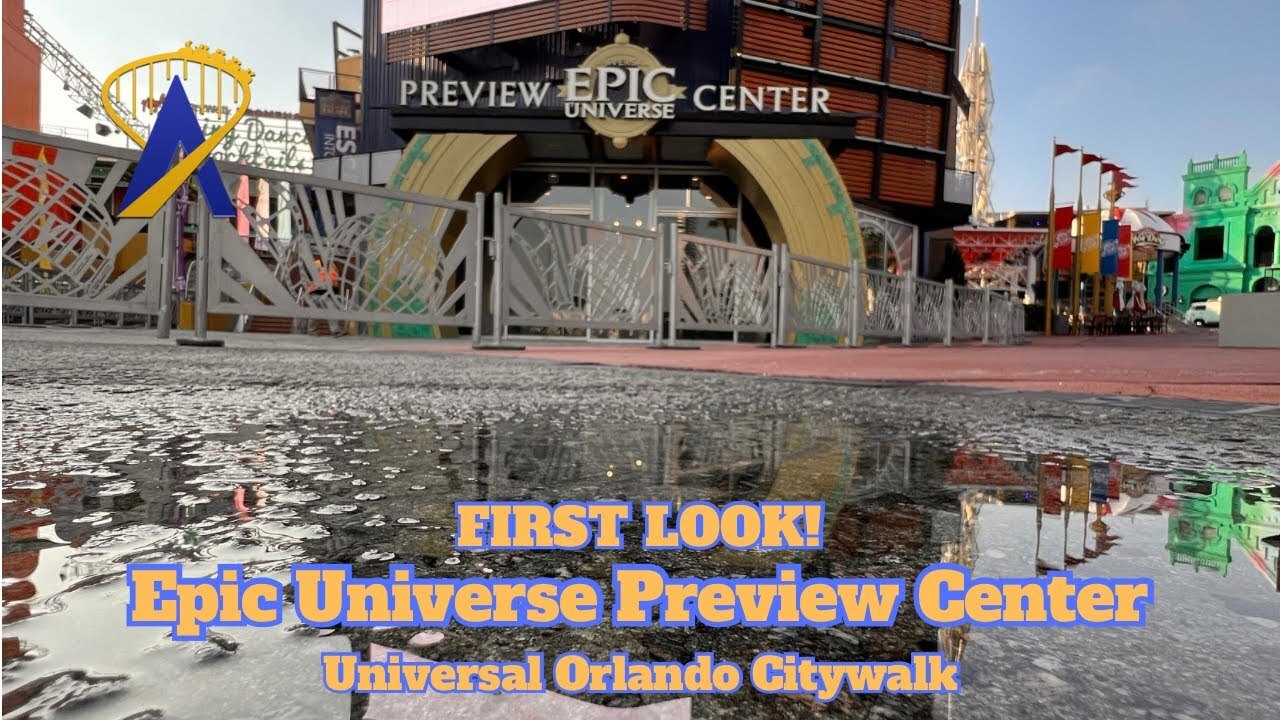 Epic Universe Preview Center tour: Scale model, artwork, merchandise ...