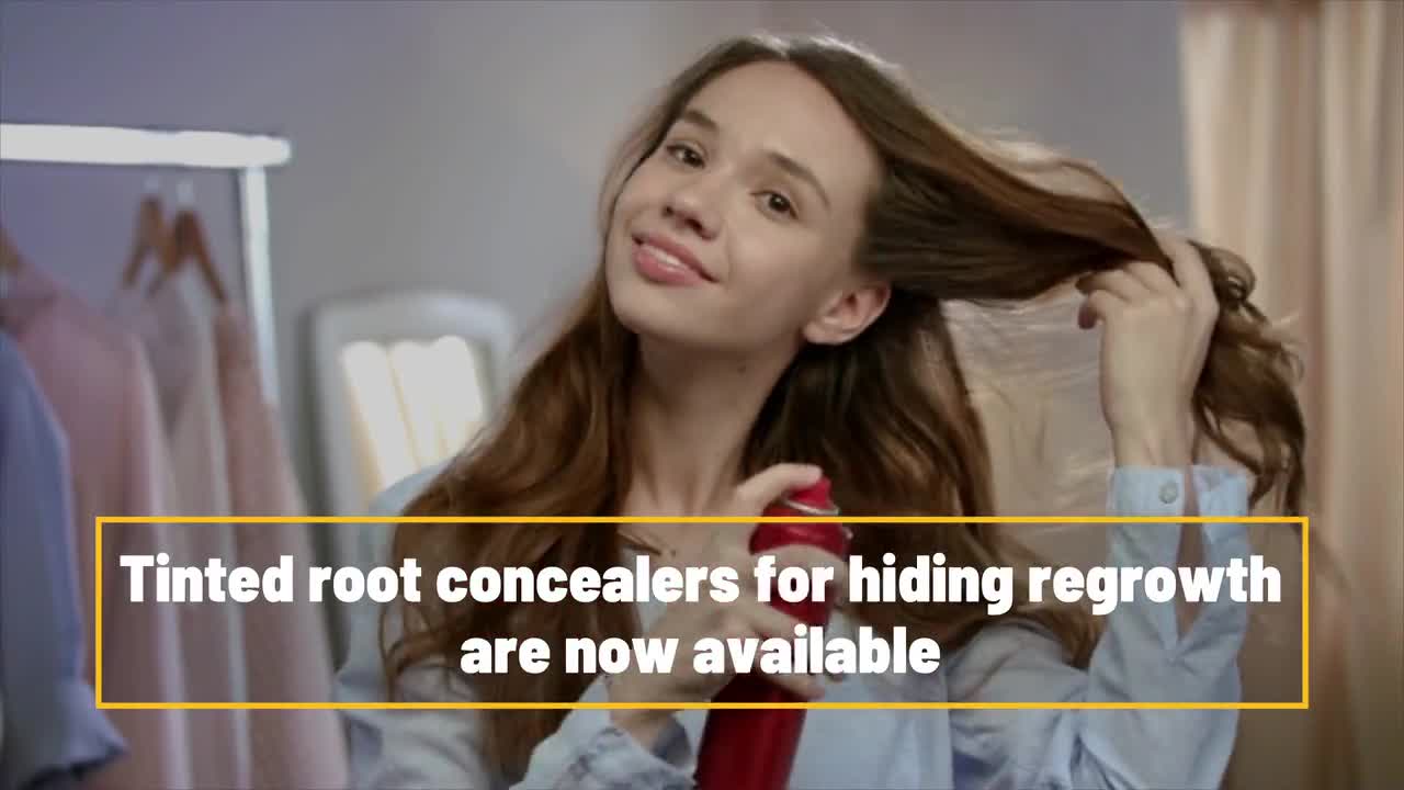 How To Hide Grown-Out Roots Between Coloring