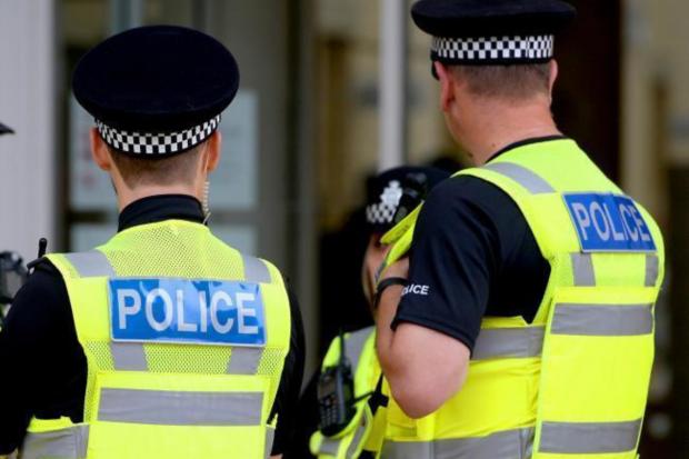 Two hospitalised as car hits pedestrian before crashing into town ...