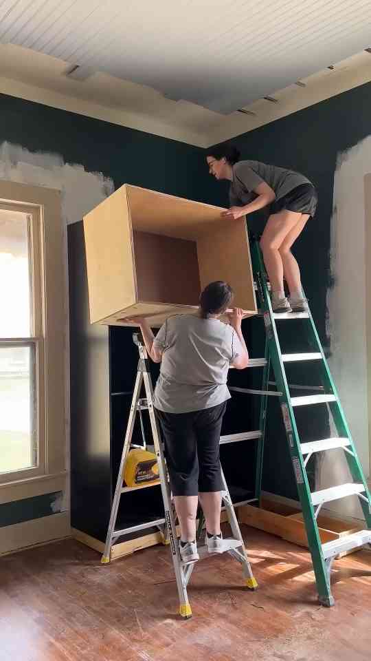 Building a Massive DIY Bookcase Wall!
