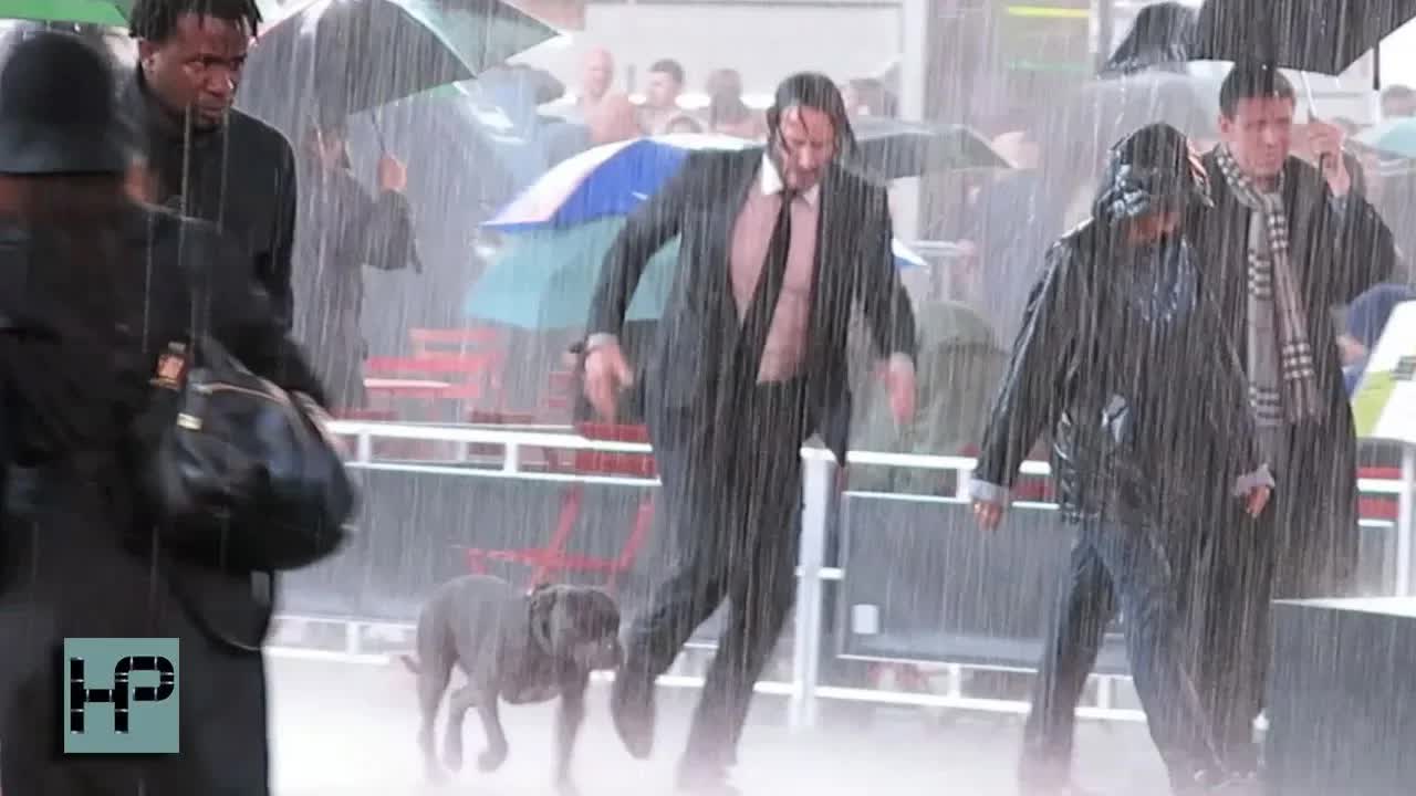 Keanu Reeves and His Canine Co-Star Film 'John Wick 3' Late into the ...
