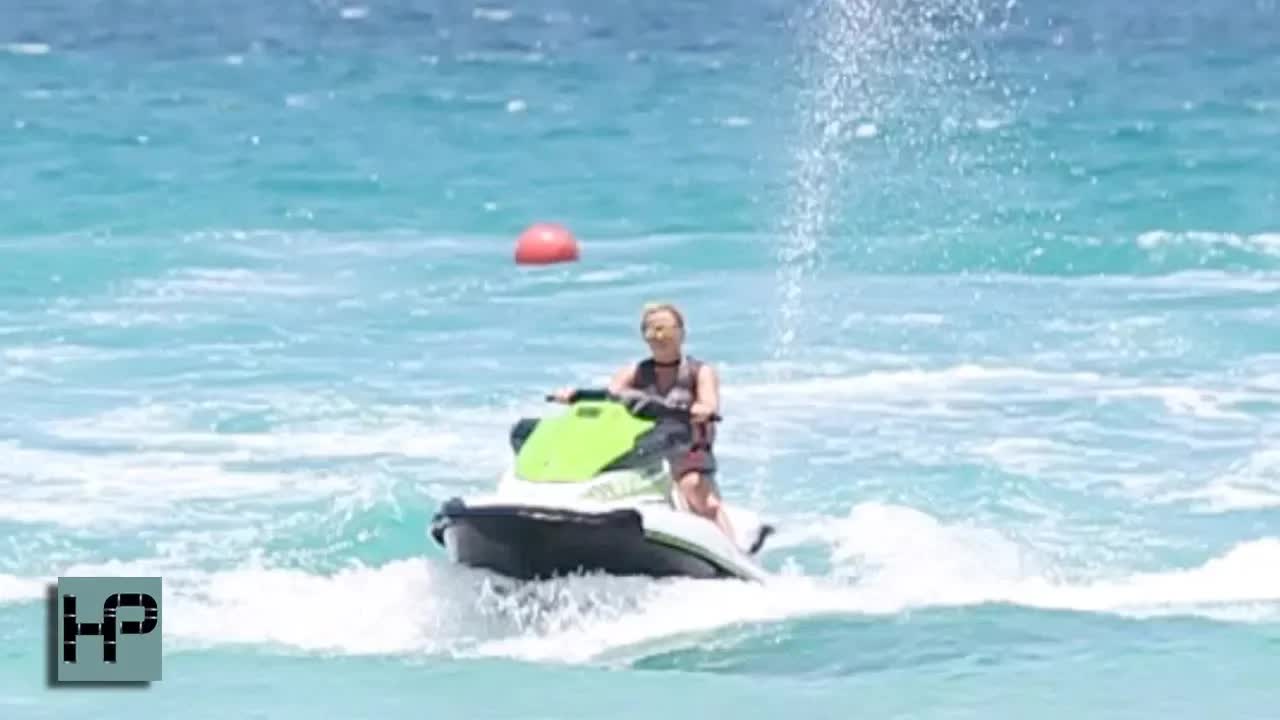 Britney Spears Takes a Jet Ski Out for a Spin in Miami