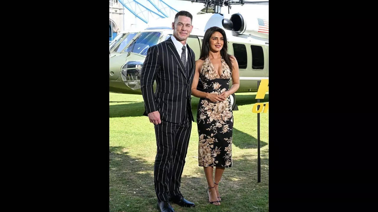 WWE’s John Cena spotted with Indian actor Priyanka Chopra during “Heads ...
