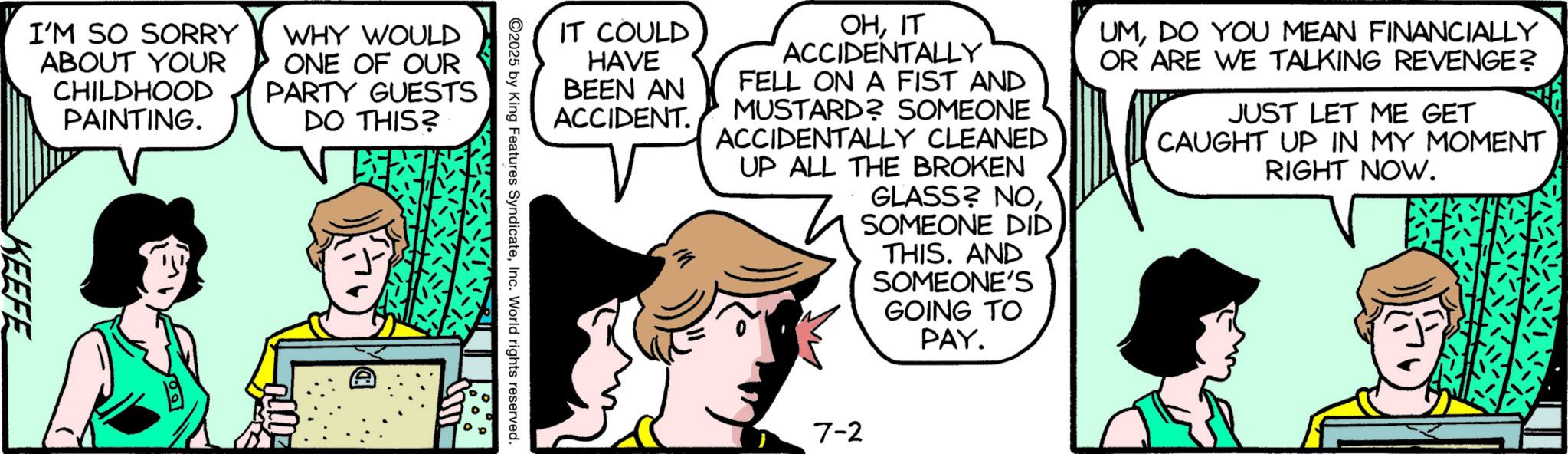 Sally Forth by Francesco Marciuliano; drawn by Jim Keefe