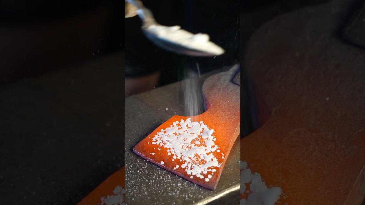 Forge Welding an Axe Edge Like a Chisel