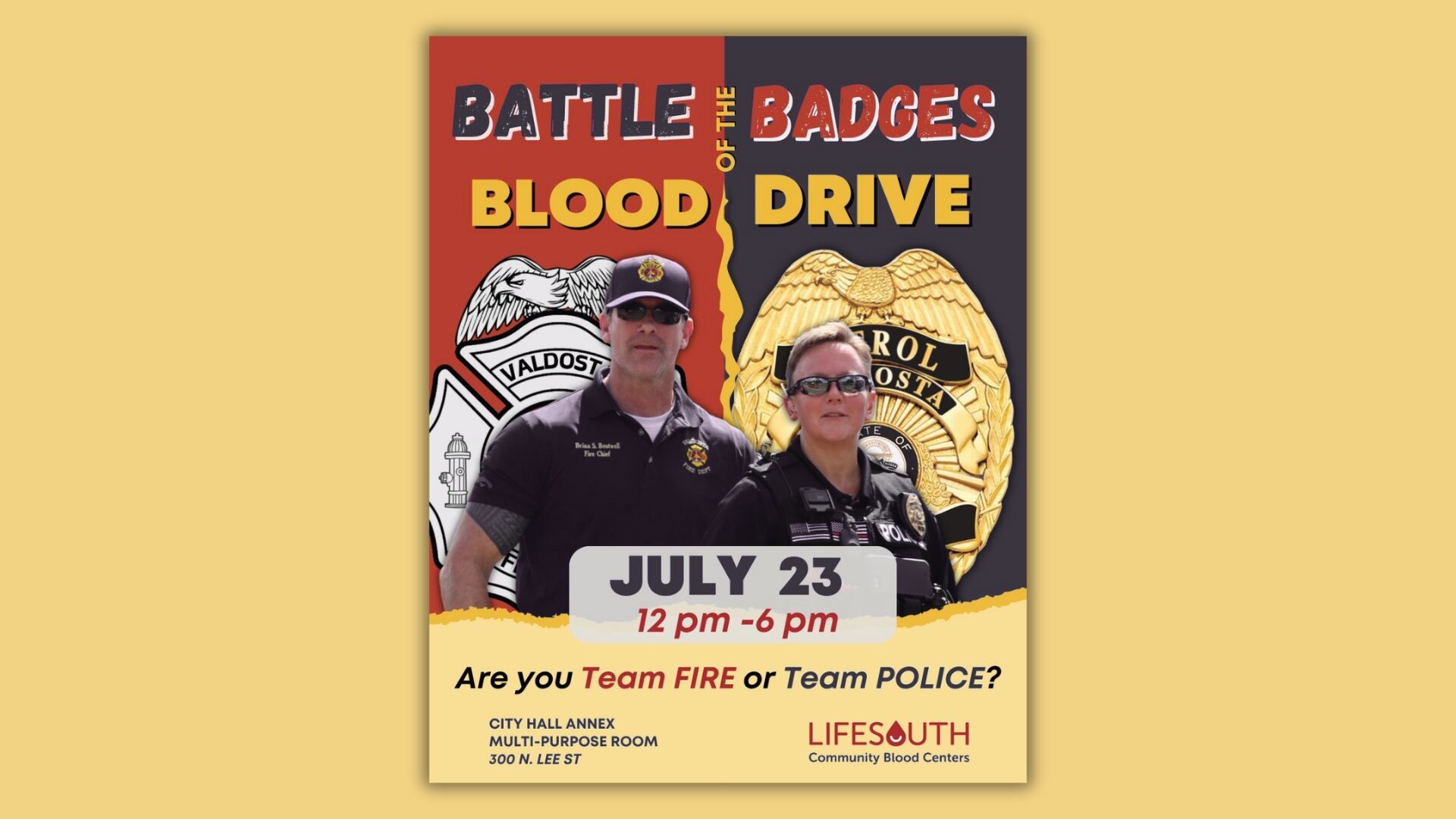 Team Fire or Team Police? Valdosta first responders compete in Battle ...
