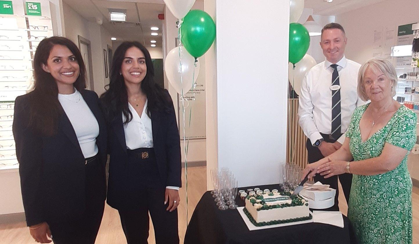 Specsavers comes to Pimlico as Dame Mary Perkins unveils new store