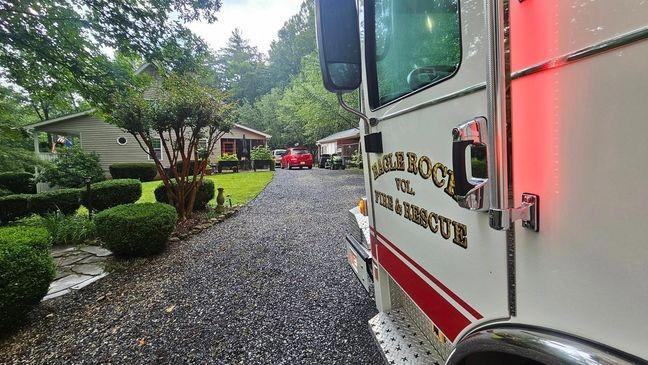 House fire extinguished after lightning strike during storm