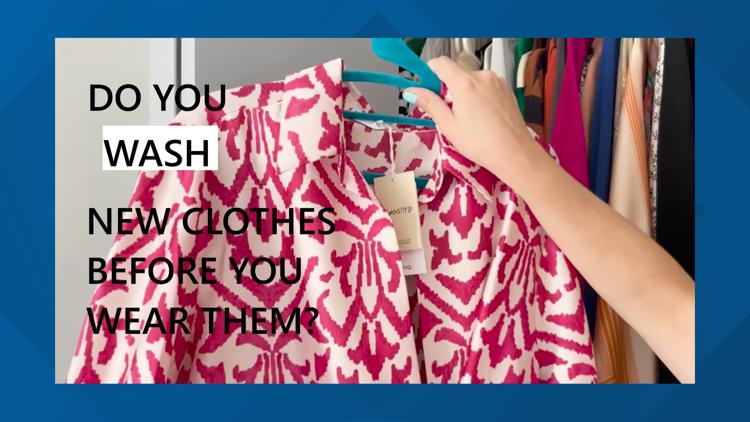 Why washing new clothes before you wear them is essential