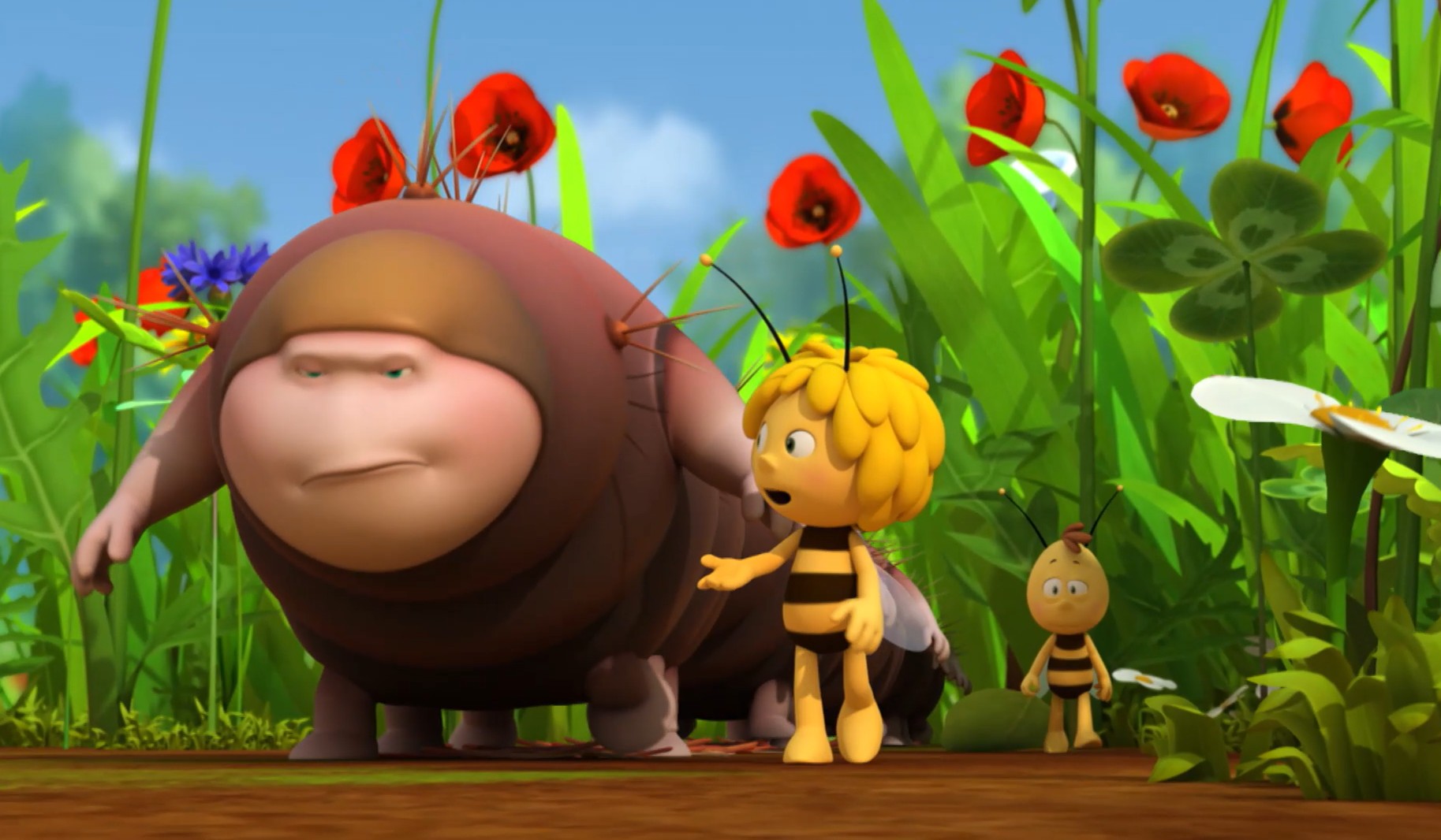 La abeja Maya (versión 3D). Capítulo 26 – El corro de orugas