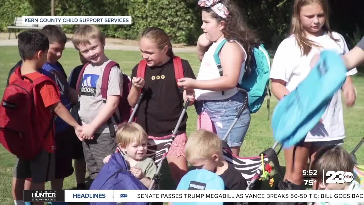 Backpacks, smiles, and support