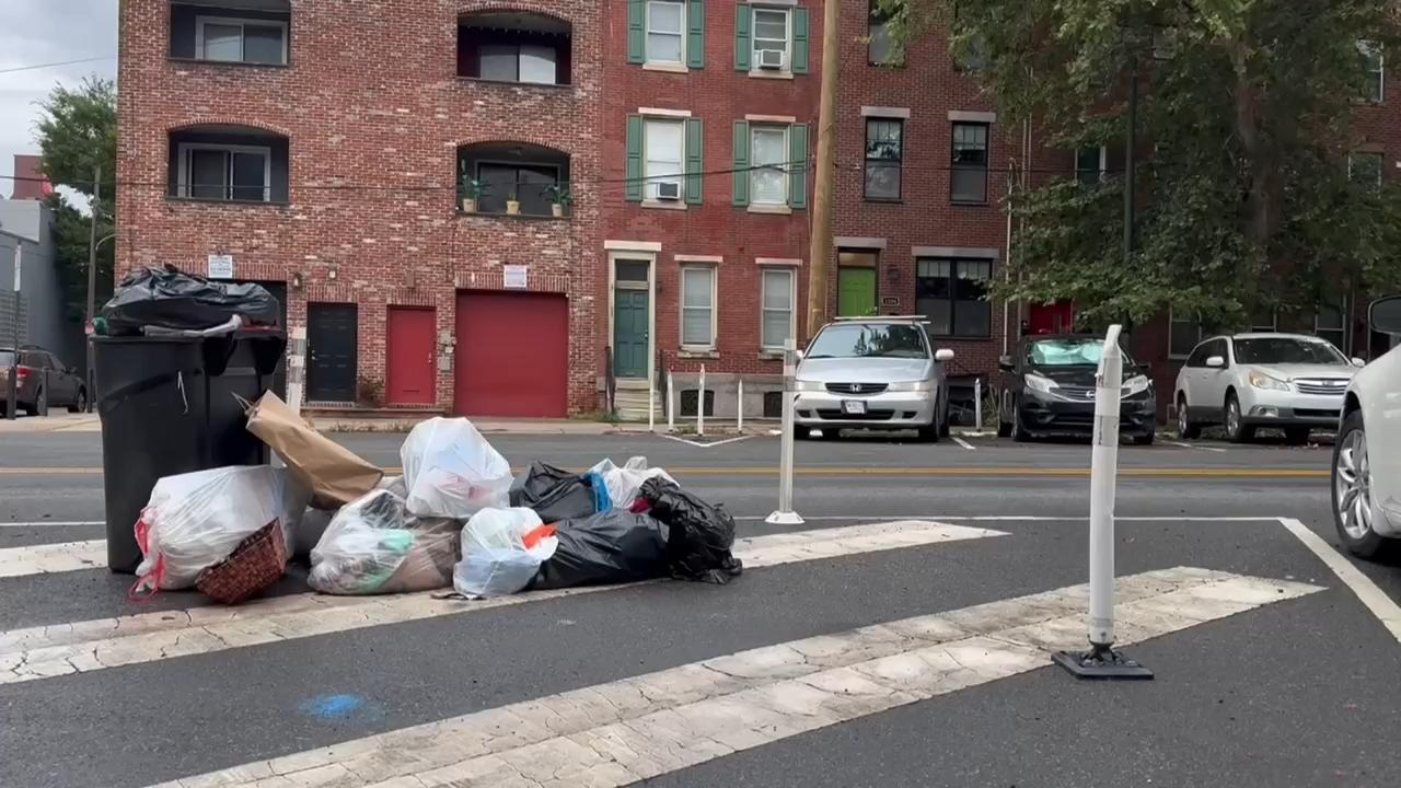 Philadelphia city workers' strike that includes trash collectors in its ...