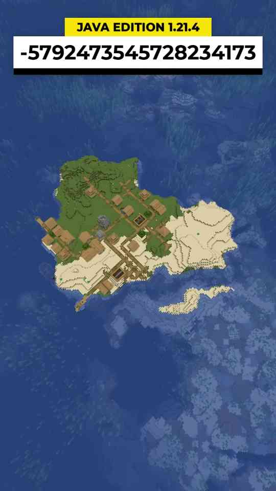 This Minecraft Island Village Seed Feels Too Perfect to Be Real (Java ...