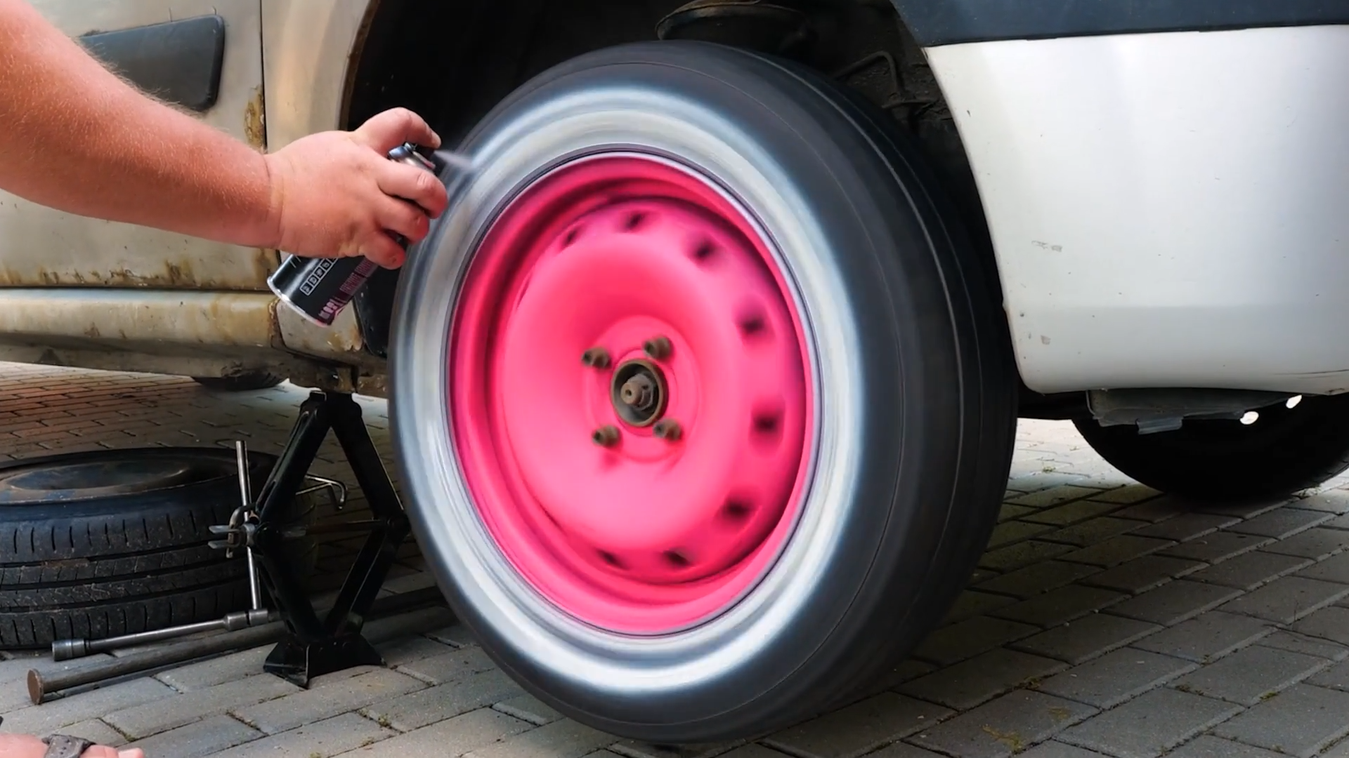 DIY Wheel Innovation. No cars were harmed 😂