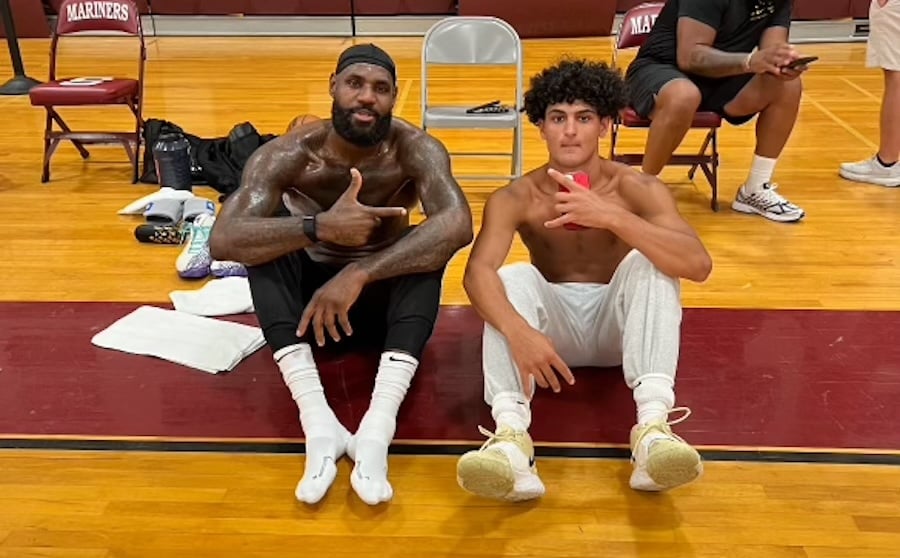 LeBron James trains at Hamptons gym, surprises student with once-in-a ...