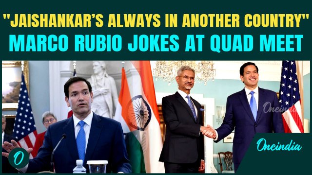 VIDEO: Marco Rubio Jokes Jaishankar’s Busy Schedule | Indian Foreign ...