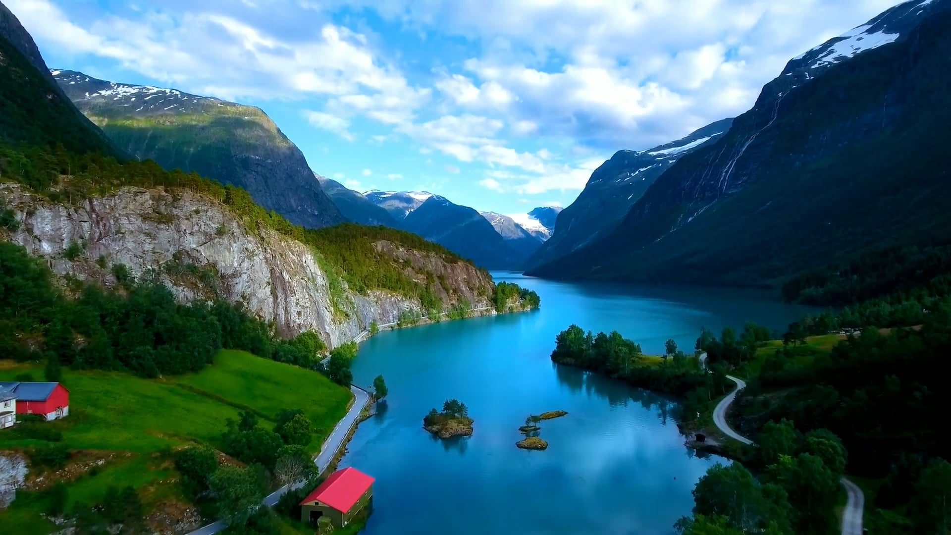 Geirangerfjord by Drone: Norway's Natural Wonder Revealed