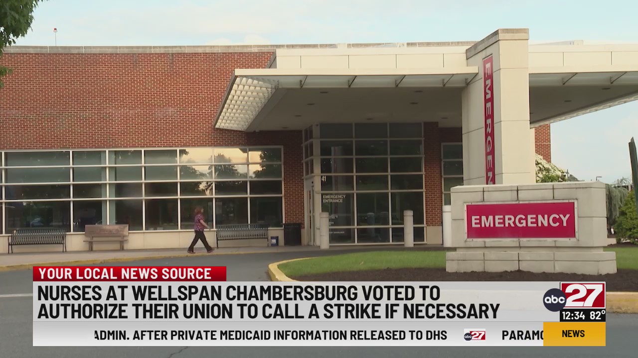 WellSpan responds to nurses voting to authorize strike at Chambersburg ...