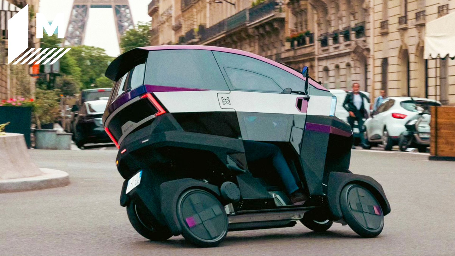 A Microcar Made for Lane Splitting Like a Motorcycle
