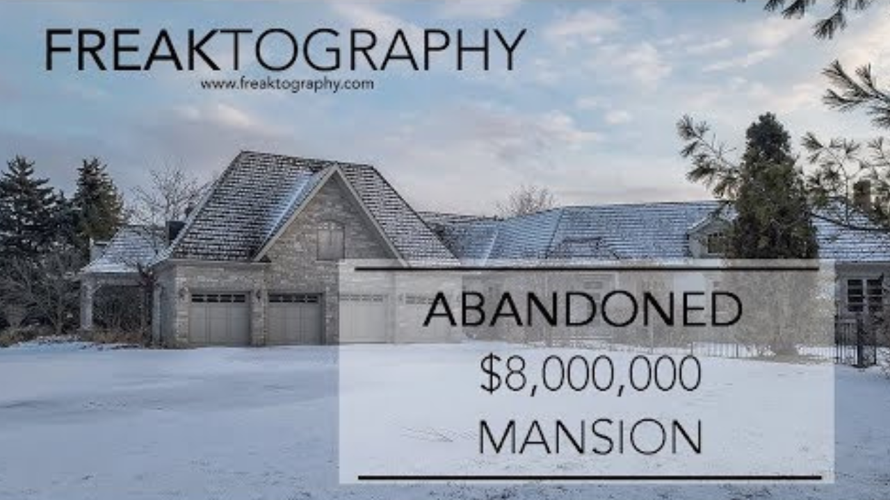 Exploring an Abandoned $8,000,000 Mansion: 4-Car Garage & Renovation ...